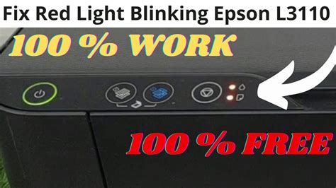 Epson L3110 Power And Red Light Blinking Reset Epson L3110 Fix Red Images And Photos Finder