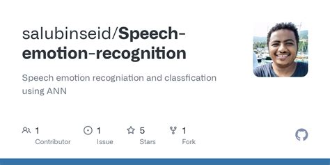 Github Salubinseidspeech Emotion Recognition Speech Emotion