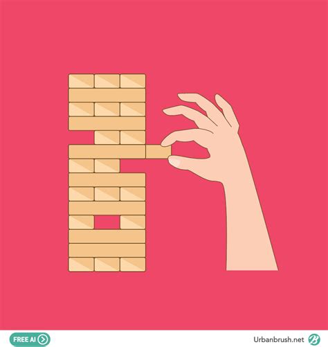 젠가 일러스트 Ai 무료다운로드 Free Jenga Vector Download 어반브러시