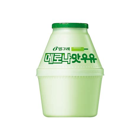 빙그레 메로나맛우유240ml 배민스토어