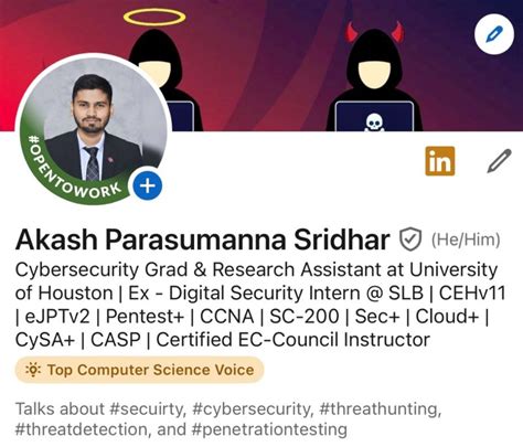 Computerscience Cybersecurity Contributor Akash Parasumanna Sridhar