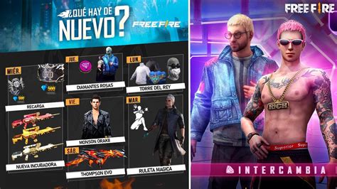 Agenda Semanal De Free Fire Barba Del Viejo ¿gratis Diamantes Rosas