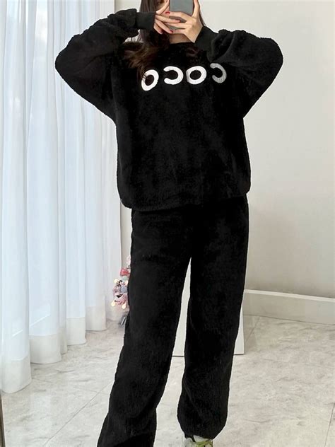 양면 보아털 맨투맨 조거팬츠 세트