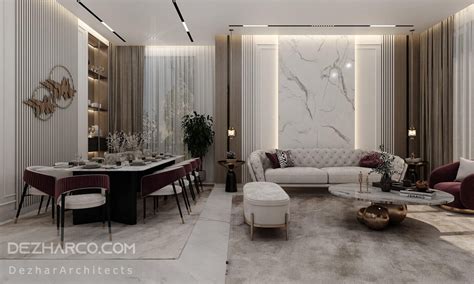 طراحی دکوراسیون داخلی مدرن نمونه طراحی داخلی سبک مدرن • گروه مهندسین دژار