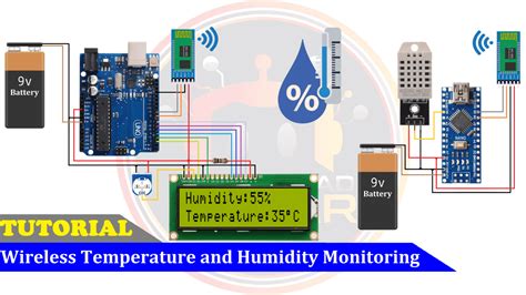 Wireless Temperature And Humidity Monitoring System Using Dht 22 Sensor Ma Robotic