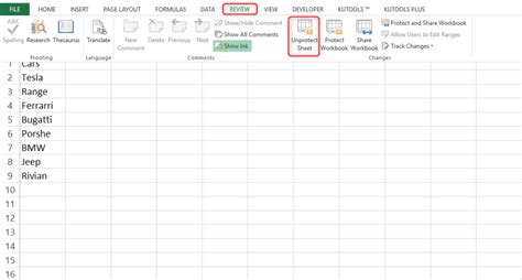 Remove Password Protection In Excel Basic Excel Tutorial