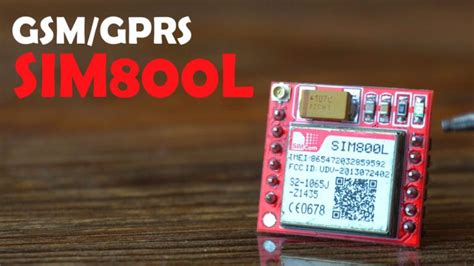Arduino Sim800l Gsm Gprs Module Tutorial
