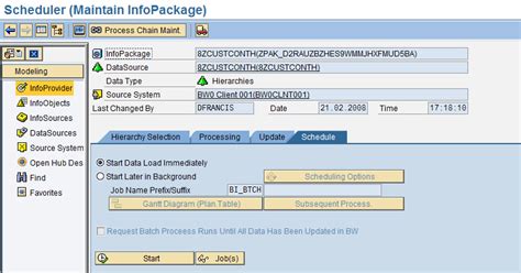 Load And Generate A Hierarchy In Sap Business Warehouse
