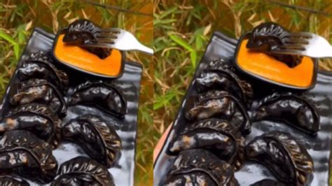 हैलो मोमोज़ लवर आपने ये ब्लैक मोमोज़ कभी नहीं खाया होगा The Lallantop