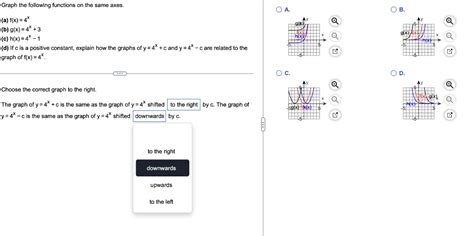 Solved Graph The Following Functions On The Same Axes A Chegg