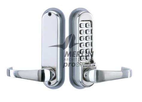 Prostyle Digital Lock Push Button Mechanical With Lever Heavy Duty Merlin Architectural