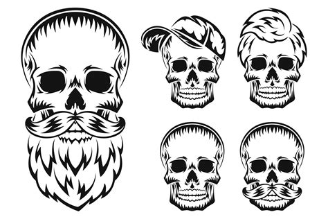 Human Skull Black Silhouette Graphic By Platypusmi Creative Fabrica