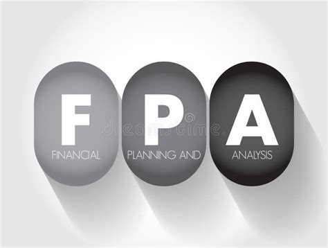 Fpa Financial Planning And Analysis Set Of Four Activities That