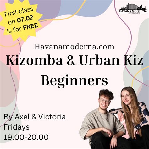 Kizomba Urban Kiz Beginners Trial Class
