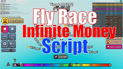 Roblox Fly Race Script Auto Win Infinite Money And Infinite Rebirth Updated And Working