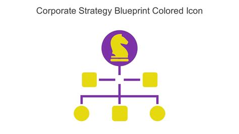 Corporate Strategy Blueprint Colored Icon In Powerpoint Pptx Png And Editable Eps Format