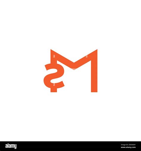 Letter M2 Simple Geometric Linked Line Logo Vector Stock Vector Image And Art Alamy