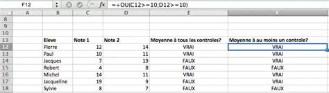 Comment Utiliser Les Formules Excel Si Ou Et Formule Excel