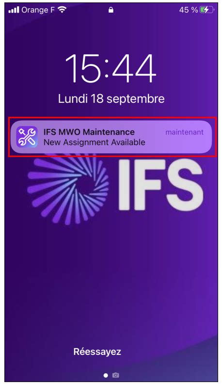 IFS Cloud R SU MWO Notification Language Change From English To French IFS Community