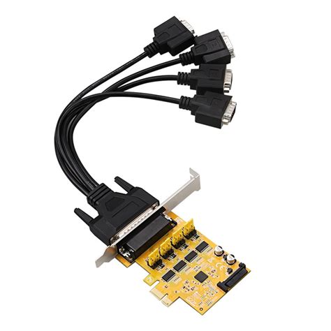 LIANXUE PCIE Port Serial Expansion Card PCI Express PCI E To