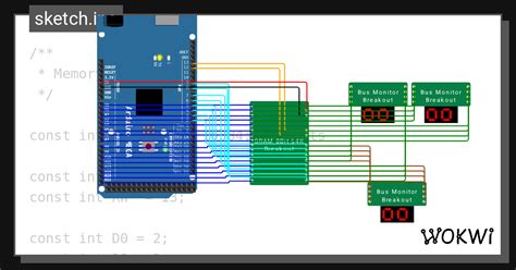 Sram 64k Wokwi Esp32 Stm32 Arduino Simulator