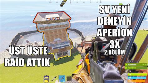 Rust 3x Üst Üste Raİd Attik B2 Rust TÜrkÇe Rust Pvp Rust Raİd
