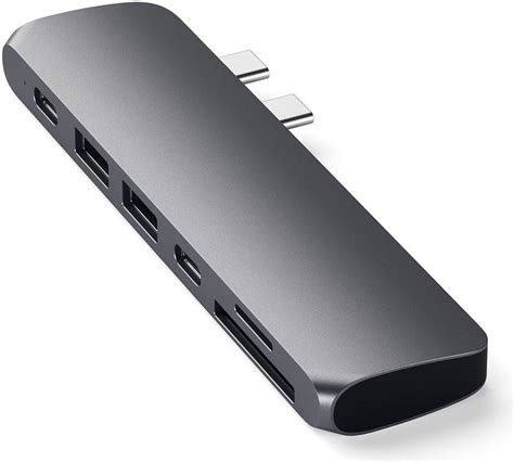 Satechi Usb Type C Pro Hub With 4k Hdmi Resolution 40 Gbps Transfer Speed Sdmicro Card