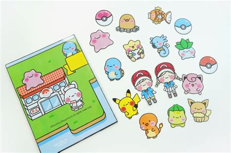 포켓몬스터 놀이북 Diy 무료도안 Pokemon 네이버 블로그