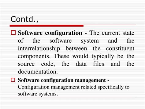 Ppt Software Configuration Management Powerpoint Presentation Free