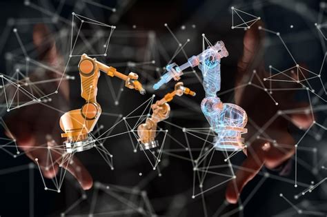 Premium Photo Neural Network 3d Illustration Big Data And Cybersecurity