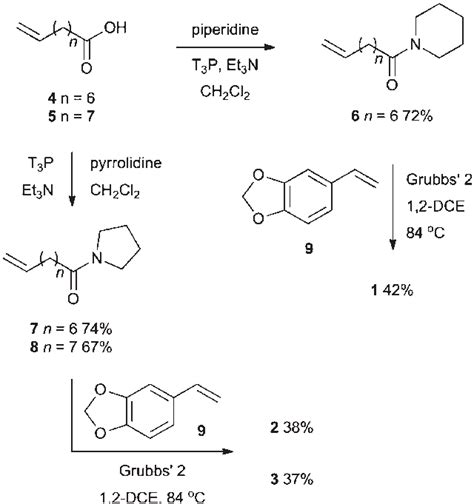 Scheme 1 Synthesis Of Alkaloids 1 2 And 3 Download Scientific Diagram