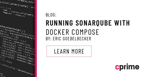 Running Sonarqube With Docker Compose Cprime Blogs