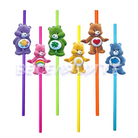 Парти сламки Грижовните Мечета 10бр наш модел Онлайн магазин за парти артикули Веселяците