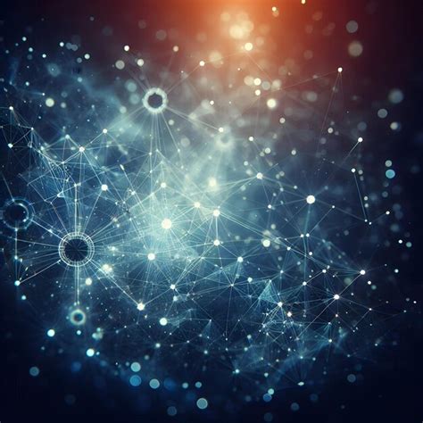 A Network Of Interconnected Points Or Nodes Which Are Linked By Lines To Form A Complex Web