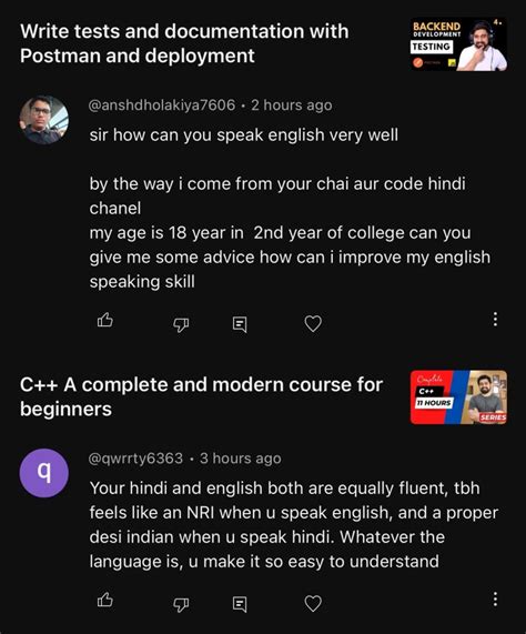 Hitesh Choudhary On Linkedin The Ability To Speak Is Directly Proportional To Your Collection