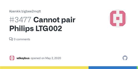 Cannot Pair Philips Ltg002 · Issue 3477 · Koenkkzigbee2mqtt · Github