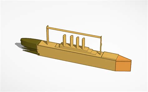 3d Design Basic Titanic Tinkercad