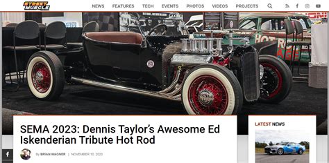 Sema 2023 Dennis Taylors Awesome Ed Iskenderian Tribute Hot Rod