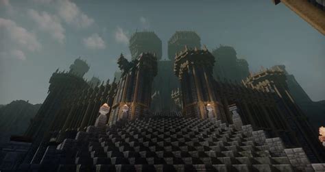 Minecraft Recreation Of Elden Ring Stormveil Castle Minecraft Map