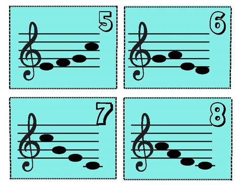 Solfege Flash Cards Treble And Bass Clef By Pittmans Choir Corner