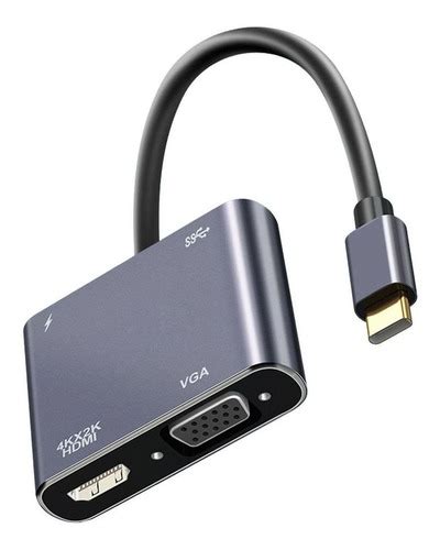 Convertidor Multifuncional En Tipo C Hub Tipo C Aluminio Cuotas Sin Inter S