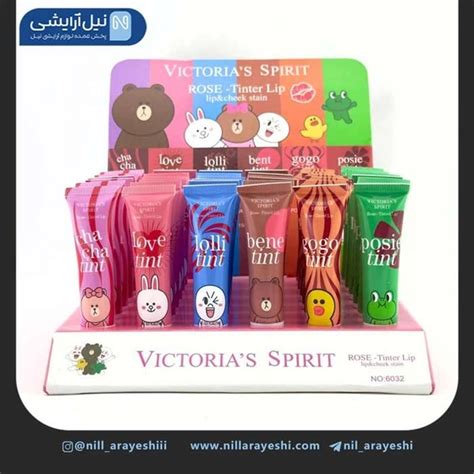 خرید و قیمت برق لب شاین دار تیوپی میشا ویکتوریا اسپیریت ترب