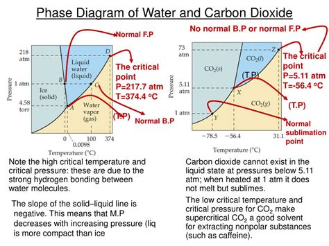 Phase Diagram Of Water And Co2 Solved Below Are The Phase D