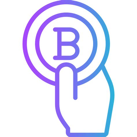 Crypto Currency Generic Gradient Outline Icon