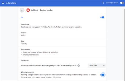 How To Use Adblock In Incognito Mode Robots Net