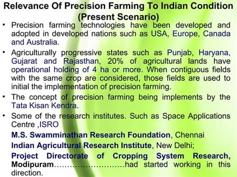 Precision Agriculture In Relation To Nutrient Management By Dr Tarik Mitran Ppt