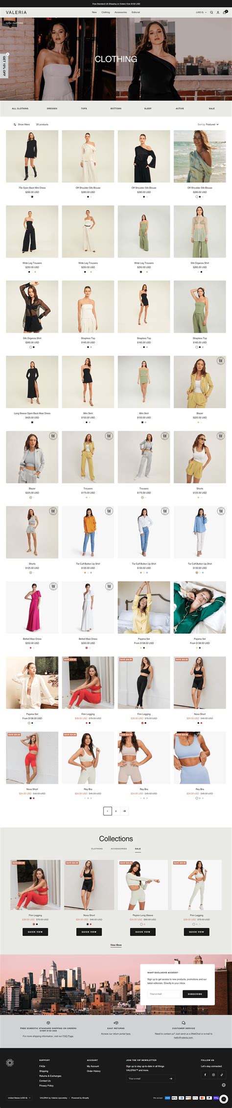 Clothing Brand Shopify Store Design Shopify Expert Behance