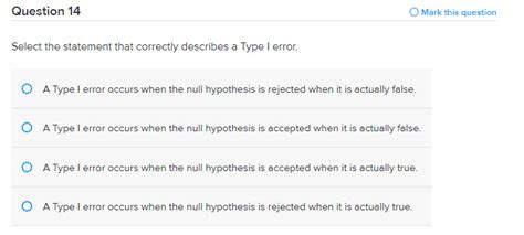 solved question 14 o mark this question select the statement