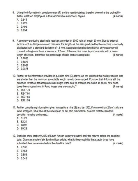 Solved 8 Using The Information In Question Seven 7 And