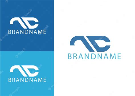 Premium Vector Modern Monogram Initial Letter Tc Logo Design Template